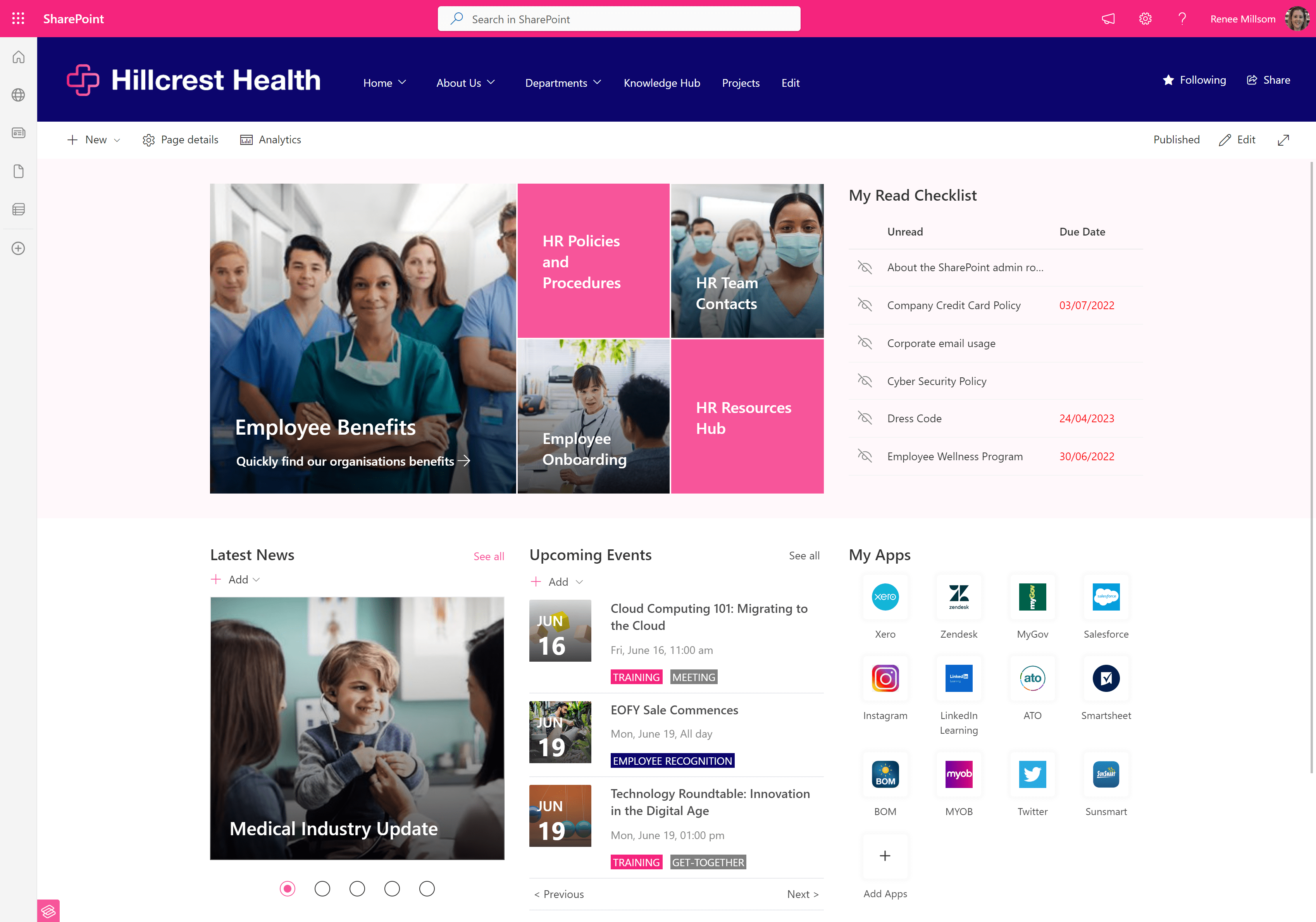 Sharepoint Intranet Design